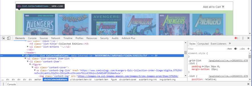 Web Scraping com Python - Comics digitais do Comixology | Felipe Galvao ...